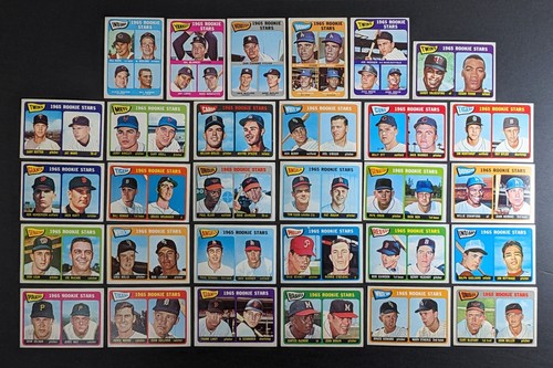 1965 Topps Baseball Rookie Stars Lot of 30 Cards | eBay