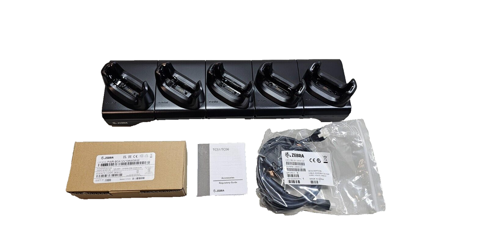 Zebra CRD-TC51-5SCHG1-01 TC52 TC57 Series Charging Cradle USB Dock ...