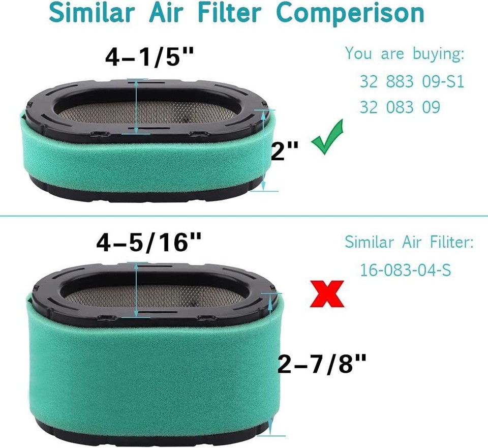 Air & Oil filter kit for Kohler KT715 KT725 KT730 KT735 KT740 KT745 ...