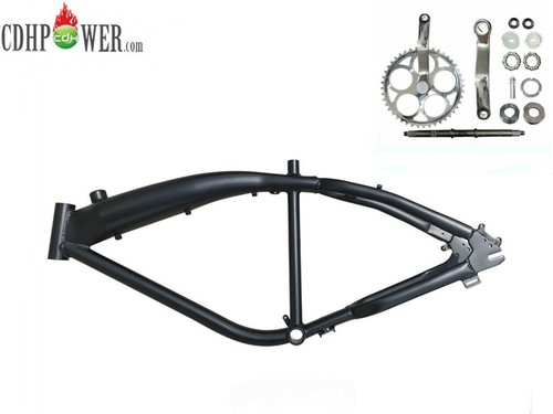 CDH Black Felt Faker Gas Tank Frame 3.4L & 44T Wide Crank-Gas Motorized ...