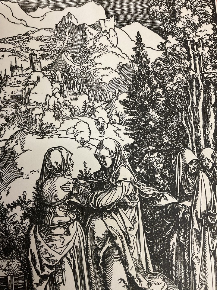 RARE Art Print , GENUINE ANTIQUE, ALBRECHT DURER ,woodcut SIGNATURE ...