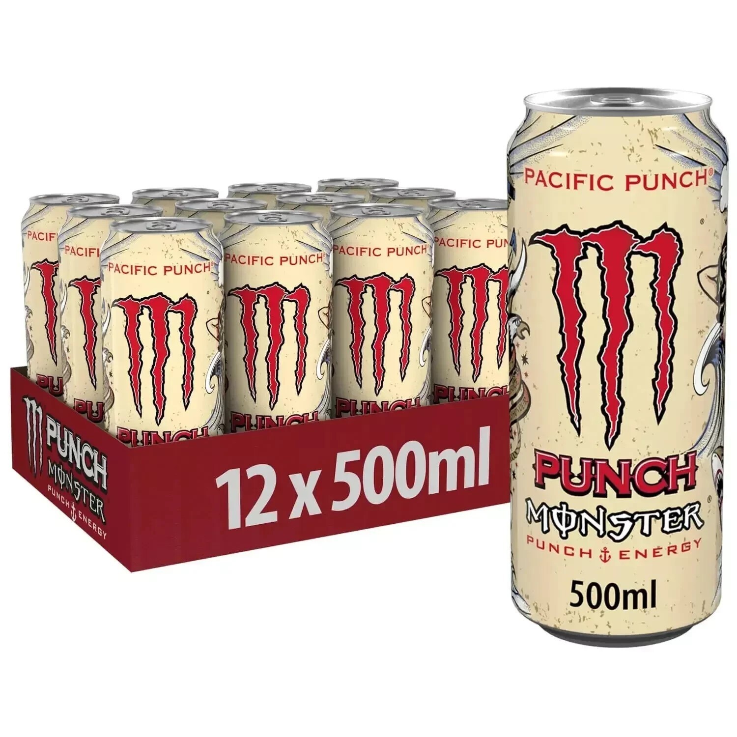 24 x Monster Energy Drink 500ml (Pacific Punch) - Limited Edition | eBay UK
