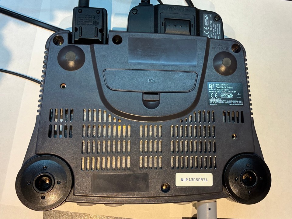 Nintendo 64 (N64) Console PAL with RF and power cables & Grey ...