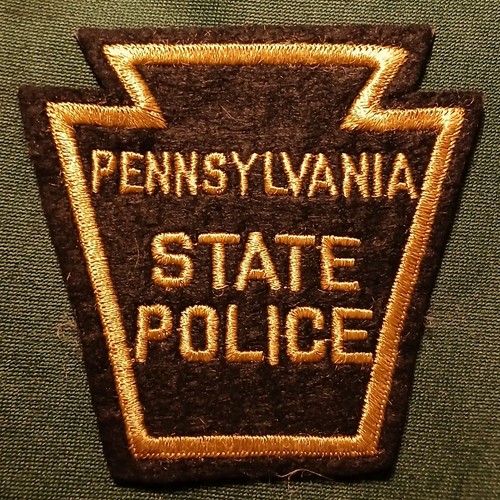 P/ PENNSYLVANIA STATE POLICE/ black felt | eBay