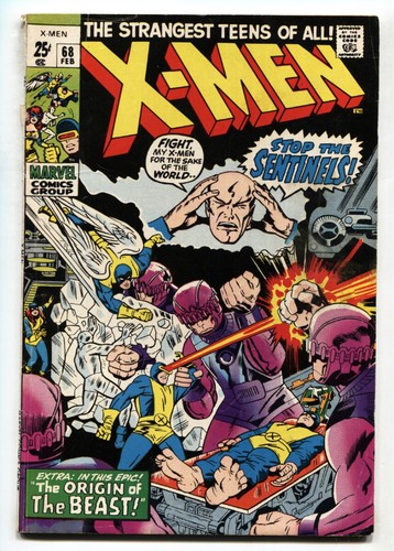 X-Men #68 1970 - Marvel -VG+ - Comic Book | eBay