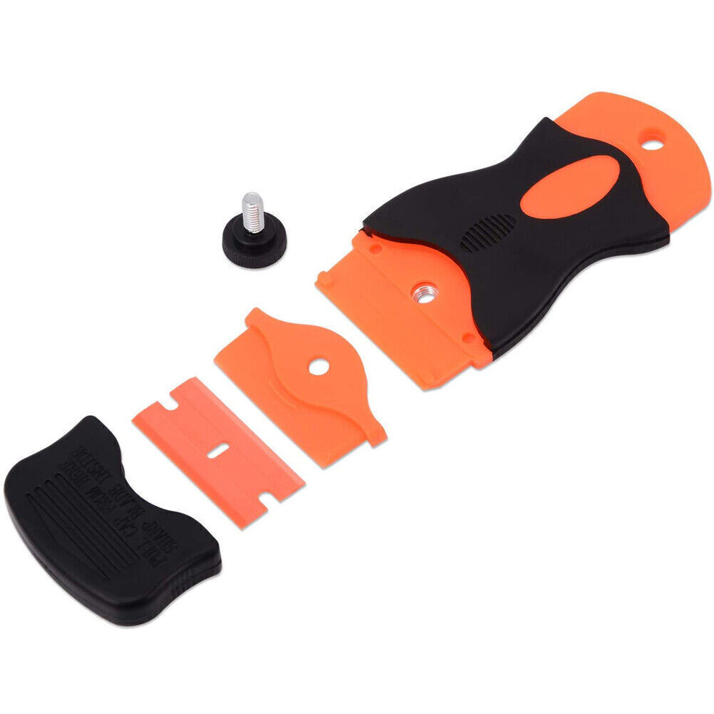 5-100 Pcs Plastic Scraper Razor Blades Auto Decals Stickers Remover No ...