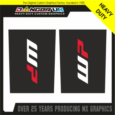MOTOCROSS MX UPPER FORK GRAPHICS DECALS STICKERS PROTECTION WP | eBay UK