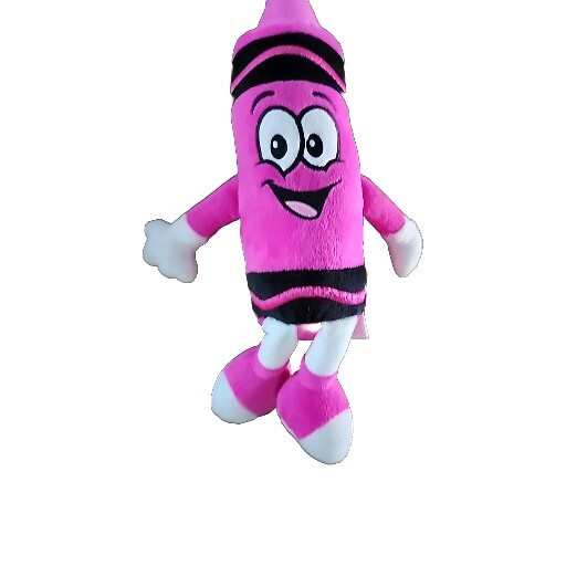 Crayola Jazzberry Jam Crayon Plush 14” Hot Pink 2012 Stuffed Toy ...