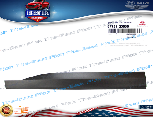 ⭐GENUINE⭐ FRONT Door Molding Left DRIVER 87721Q5000 fits Kia Seltos ...
