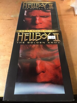 Hellboy II: The Golden Army (DVD, 2008, 3-Disc Set, Limited Edition ...