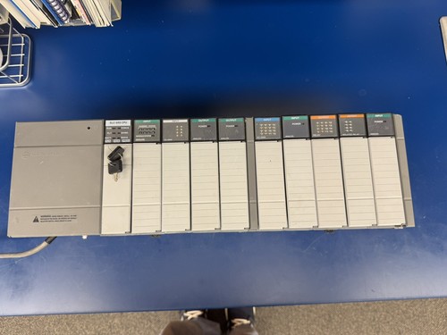 Allen Bradley SLC 500 10 Slot Rack With Modules | eBay