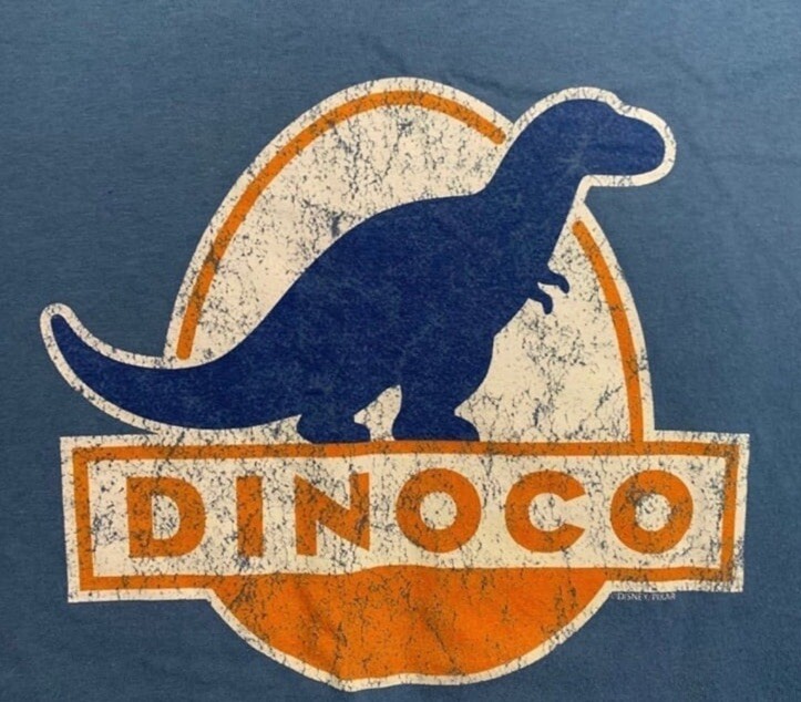 Disney Parks Dinoco Logo Dinosaur Shirt Youth Size XL | eBay