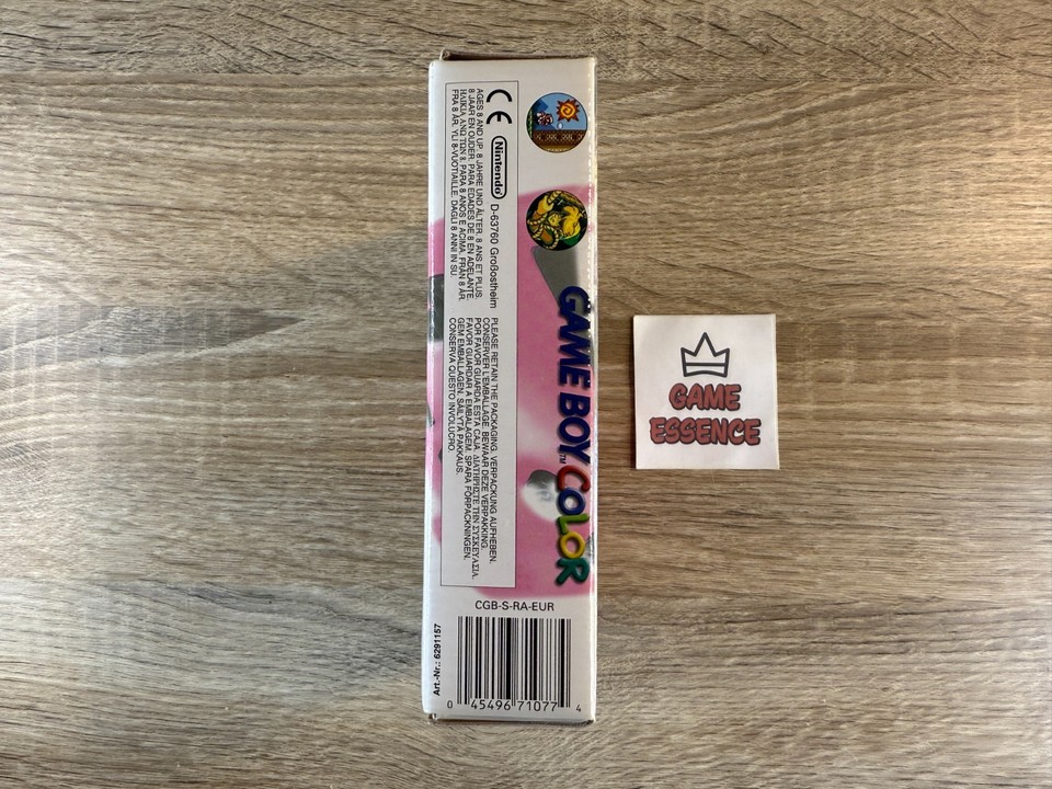 BOITE + NOTICE SANS CONSOLE Nintendo Game Boy Color Pink Rose EUR ...