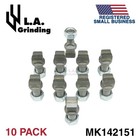 CARLTON /SANDVIK / WOODS / RAZOR / SHORT STUMP GRINDER TEETH WITH NUT ...