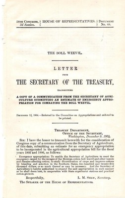 58th Congress, 3d Session--Ho. of Reps.-The Secretary of Treasury 12/12 ...