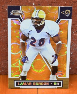 GREAT FOOTBALL CARD PACIFIC EXCLUSIVE 2002 ROOKIE RAMS LAMAR GORDON | eBay
