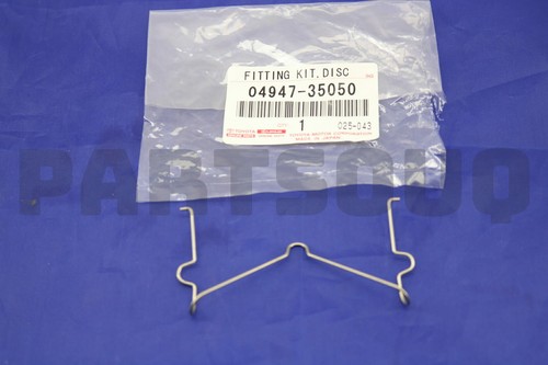 0494735050 Genuine Toyota FITTING KIT, DISC BRAKE, FRONT 04947-35050 ...