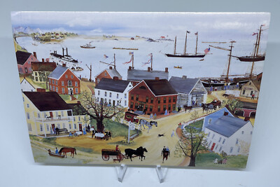 WILL MOSES Harbor Side 5 1/2X 7 1/2 Postcard rare | eBay