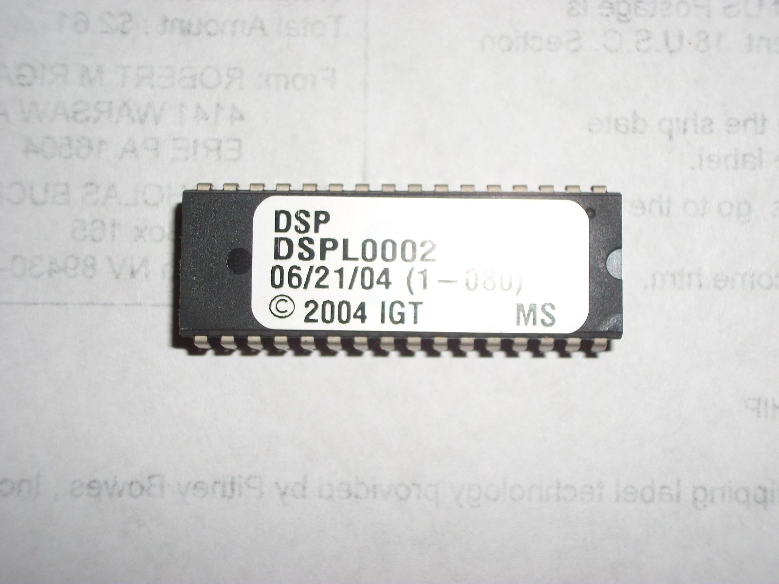 IGT S2000 DSPL0002 CHIP | eBay