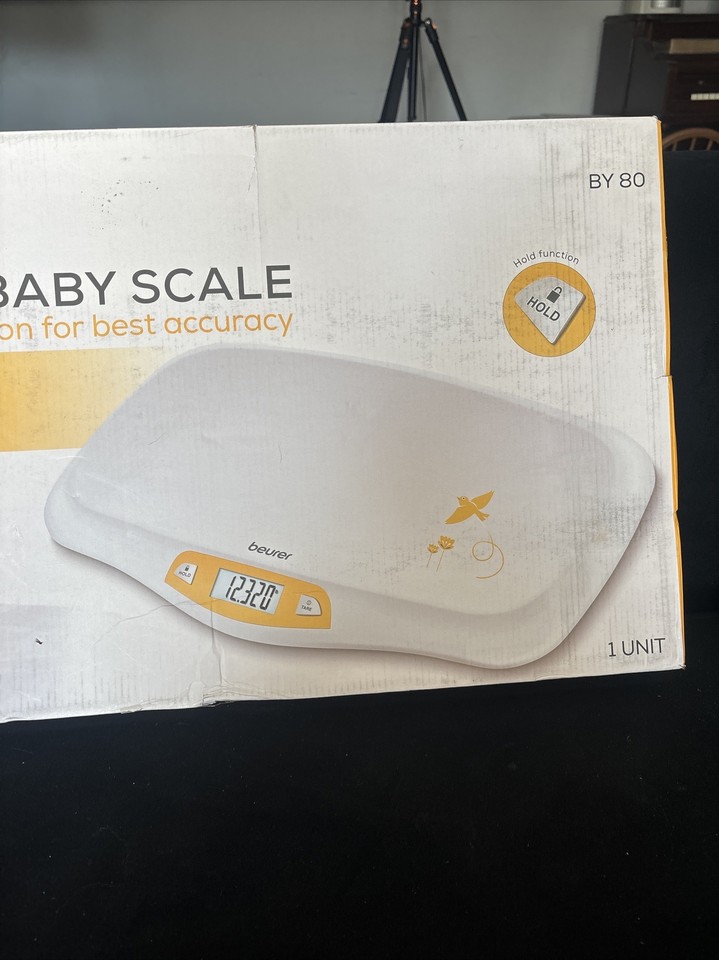 Beurer BY80 Digital Baby Scale, Infant Scale for Weighing in Pounds ...