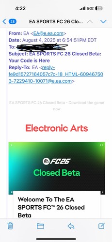 EA SPORTS FC 26 BETA CODE | eBay