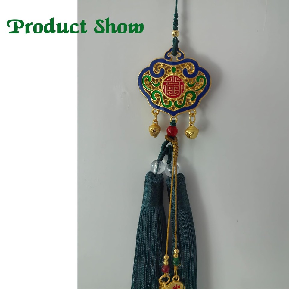 Hanging Car Charm Chinese Traditional Safety Lucky Lock Pendant ...