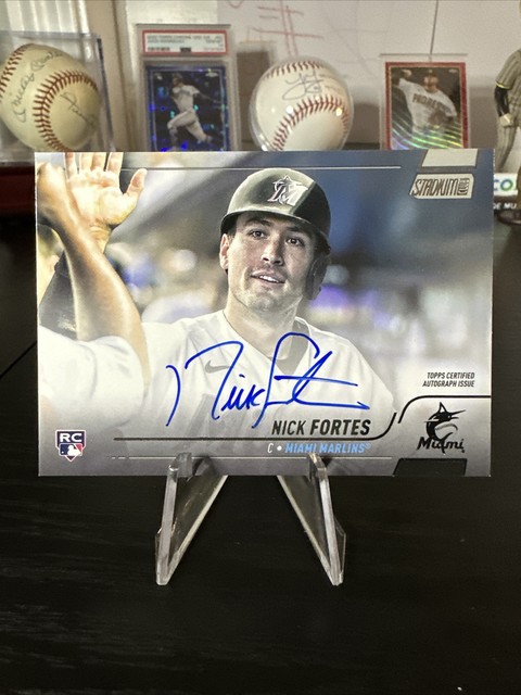 2022 Topps Stadium Club - Autographs #SCBA-NF Nick Fortes (AU, RC) for ...