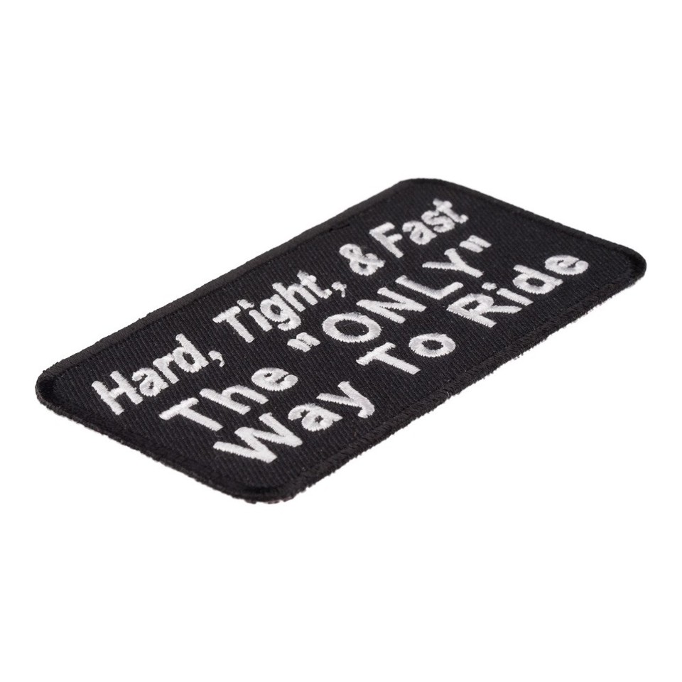 Hard Tight & Fast Patch, Dirty Biker Patches | eBay