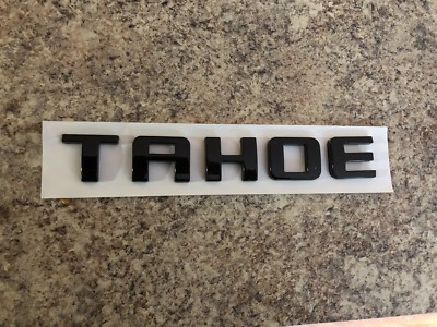 2007 - 2015 CHEVROLET TAHOE FRONT FENDER OR TAILGATE EMBLEM LETTERING ...