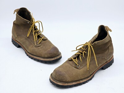 The Origin Boots Bison Hand Crafted Leather Mens Work Boots Mens Size ...