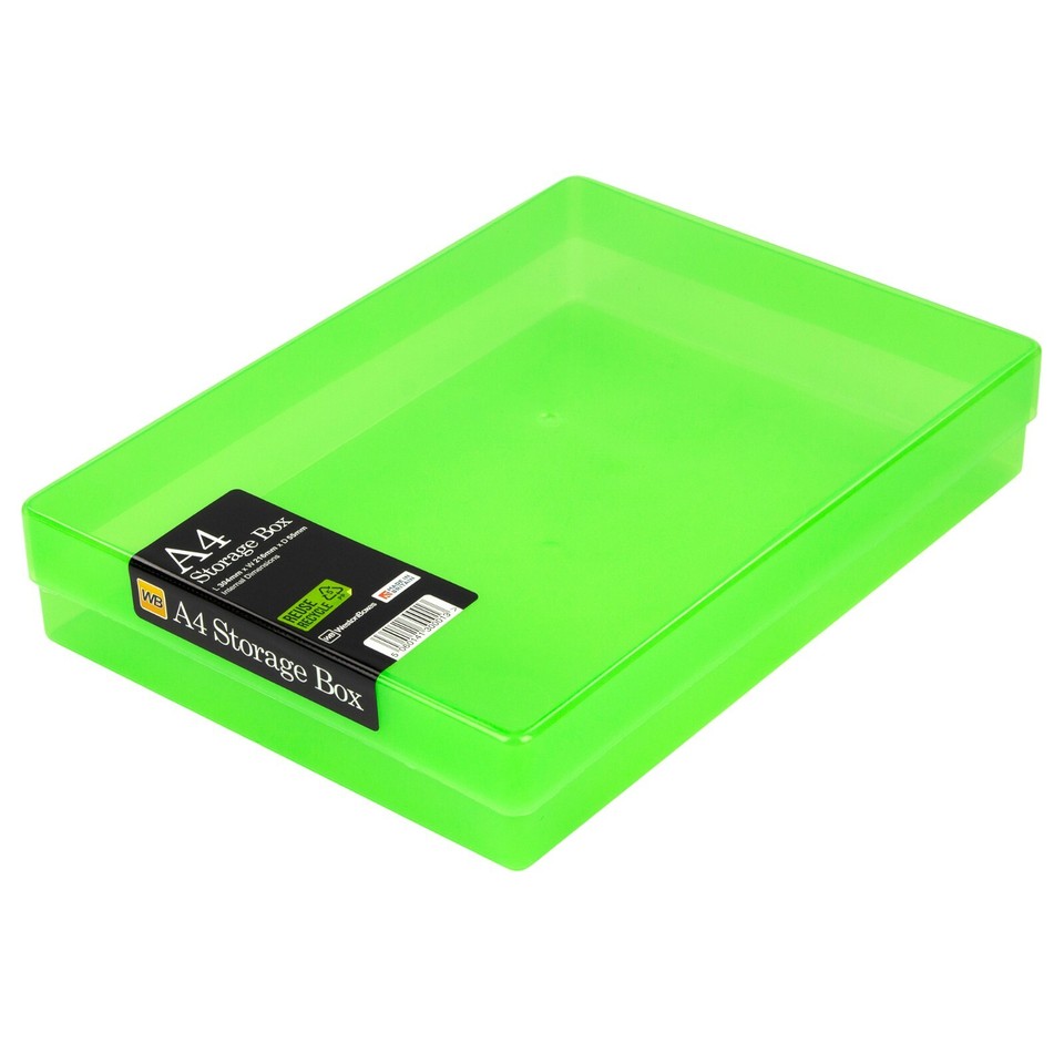 WestonBoxes A4 Craft Storage Boxes for Paper, Card & Stationery, Pack ...