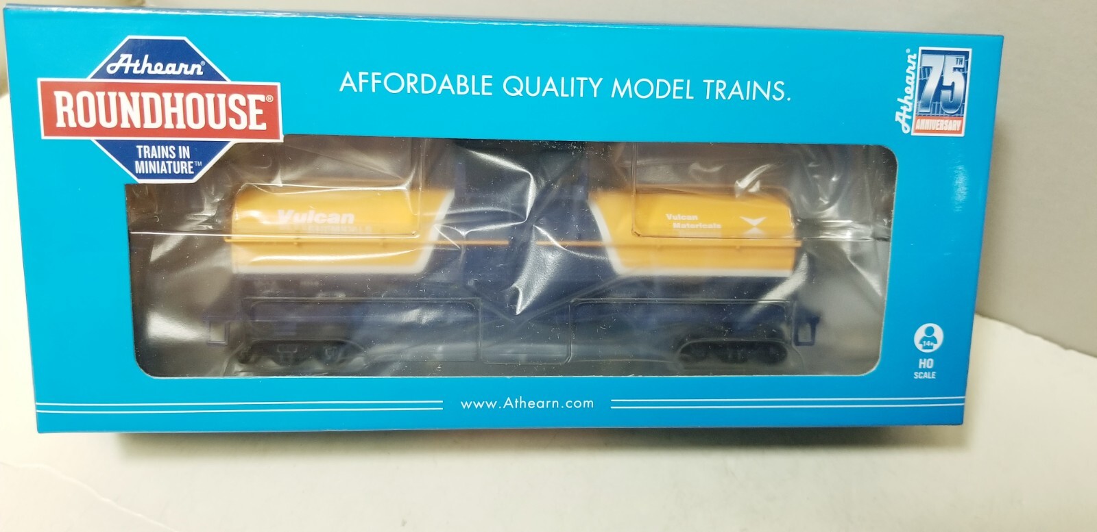 Vulcan Chemical Railroad 40' SD Chemical Tank 1014 Roundhouse 73008 HO ...