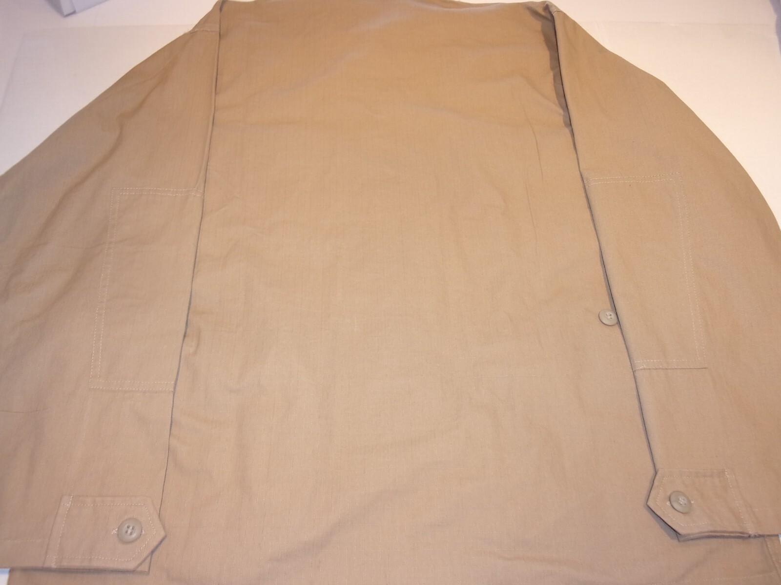 NEW COMBAT HOT WEATHER LIGHTWEIGHT TAN KHAKI TACTICAL JACKET SMALL MENS ...