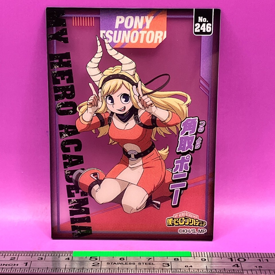 Pony Tsunotori / Rocketti 246 My Hero Academia MHA Trading Card TCG ...