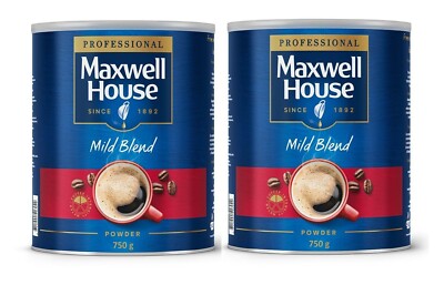 2 x Maxwell House Coffee Powder Mild Blend 750g | eBay UK