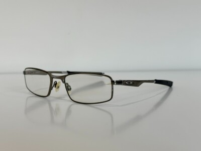 Oakley Socket 4.0 Rectangle Olive Chrome Eyeglasses Optical Frame 53-18 ...