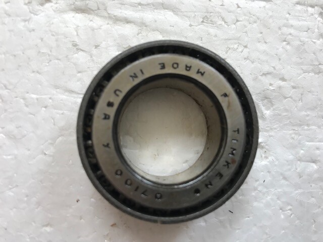 Timken 07100 Tapered Roller Bearing single Cone, 1.0" ID, 05614” width ...