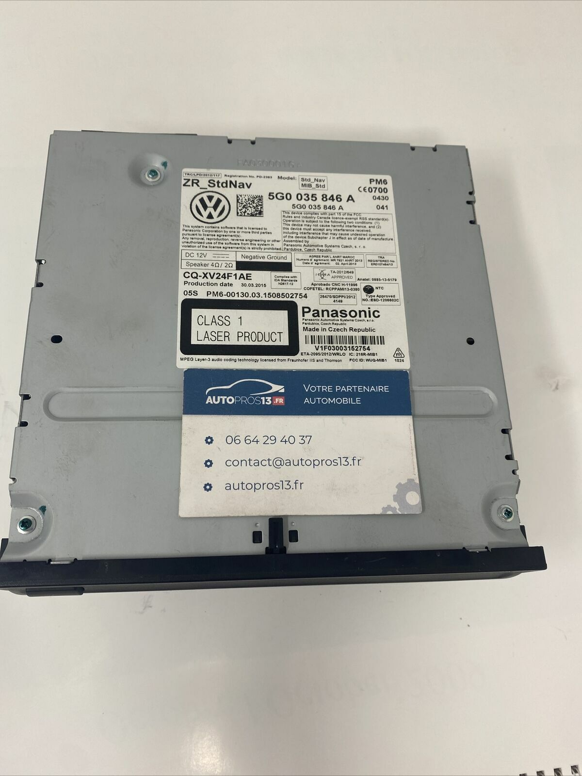 MODULE GPS BOITIER MEDIA MULTIMEDIA CD SD RADIO VOLKSWAGEN INFOTAINMENT ...