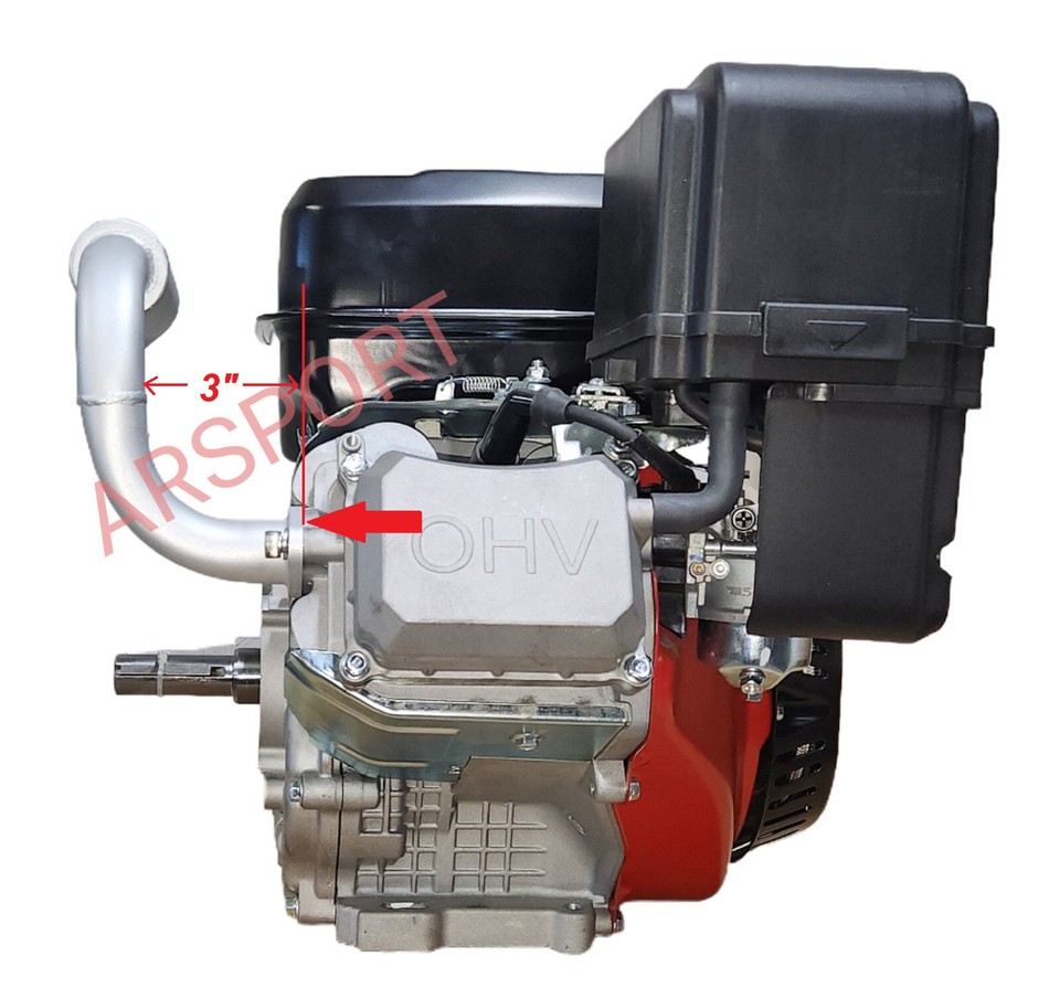 Exhaust Header pipe Compatible with Predator Max 459 Surface Drive ...