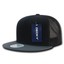 Solid Blank Plain Mesh Flat Bill Snapback Panel Trucker Baseball Ball ...