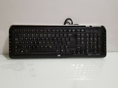 HP KB-0630 US ENGLISH 103-KEYS PS/2 WIRED MULTIMEDIA DESKTOP KEYBOARD ...
