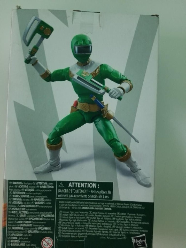 Power Rangers Lightning Collection Zeo IV Ranger Figure - Green ...