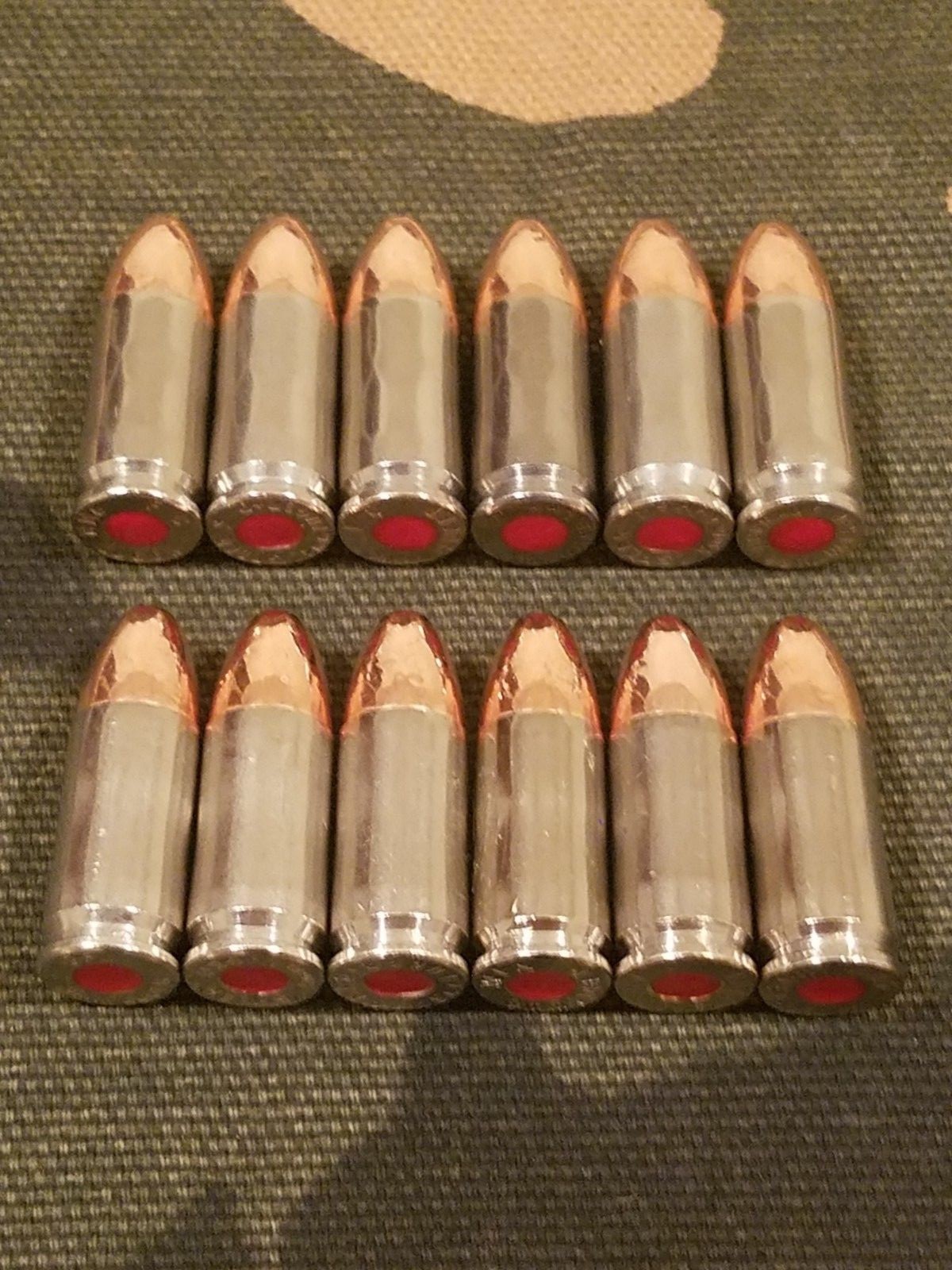 9MM LUGER SNAP CAPS SET OF 12 (NICKEL) REAL 115GN WEIGHT!!! | eBay