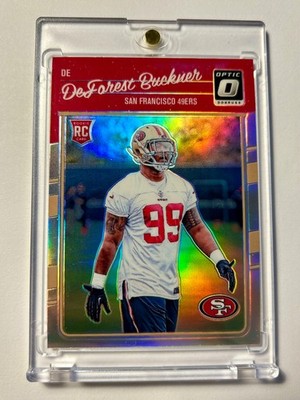 De'Forest Buckner 2016 Panini Donruss Optic Rookie Card RC HOLO PRIZM ...