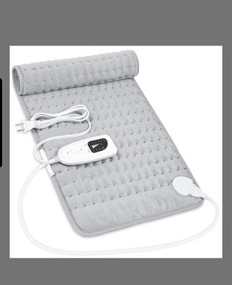 Electric Heating Pad, 12"x24", Moist/Dry Heat, Auto Shut-Off | Pain ...