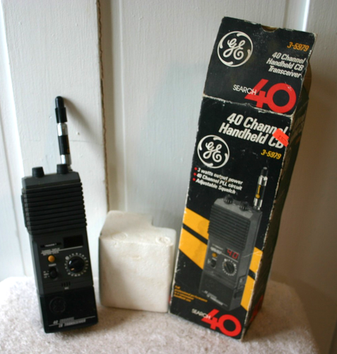 Vintage GE 40-Channel Handheld CB Transceiver 3-5979 with Box General ...
