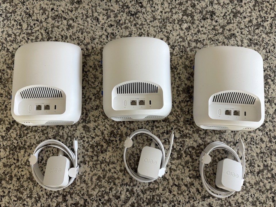 eero PRO 7 Tri-Band Mesh Wi-Fi 7 Router - White, (3-Pack) FRONTIER | eBay