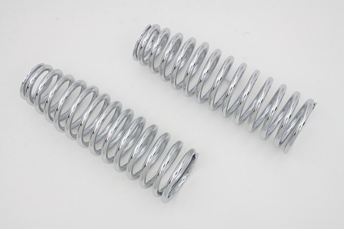 Chrome Upper Spring Fork Springs fits Harley Davidson | eBay
