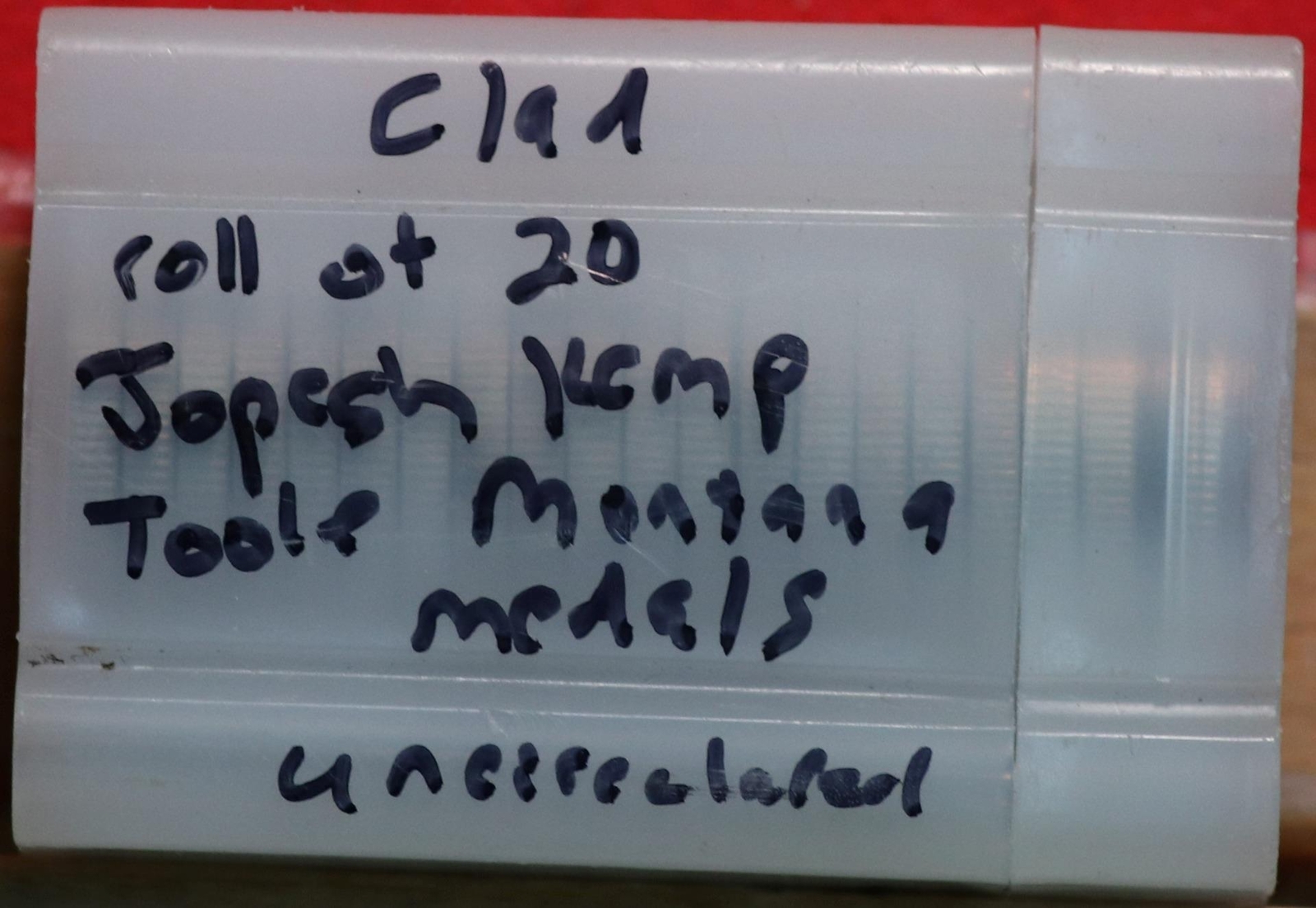 Uncirculated Roll of 20 Joseph Kemp Toole Montana Clad Medals | eBay