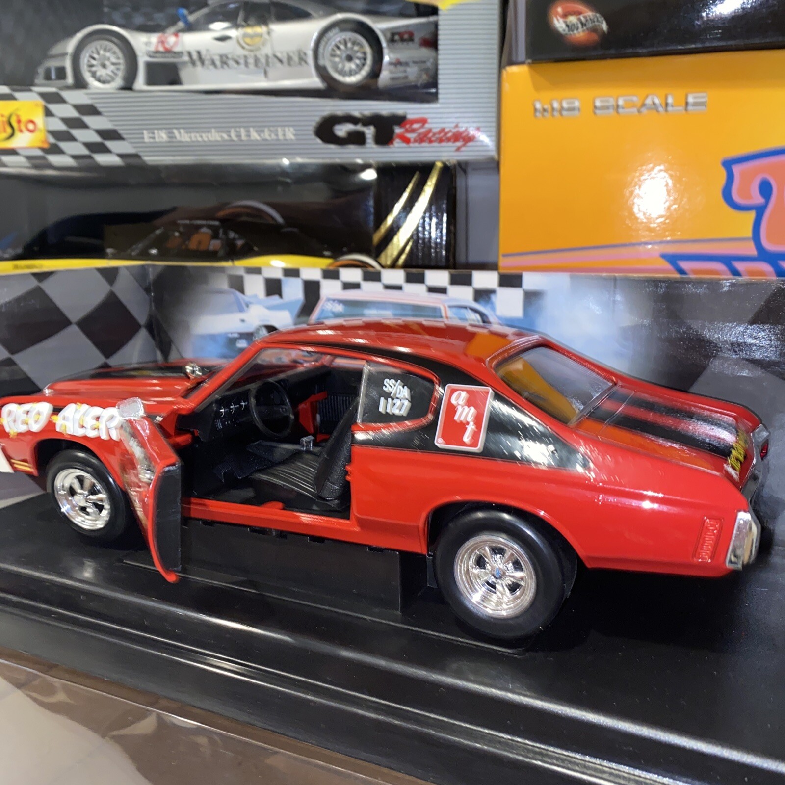 1970 Chevelle Red Alert Bob Hamilton-1/2500-1:18-Ertl American Muscle ...